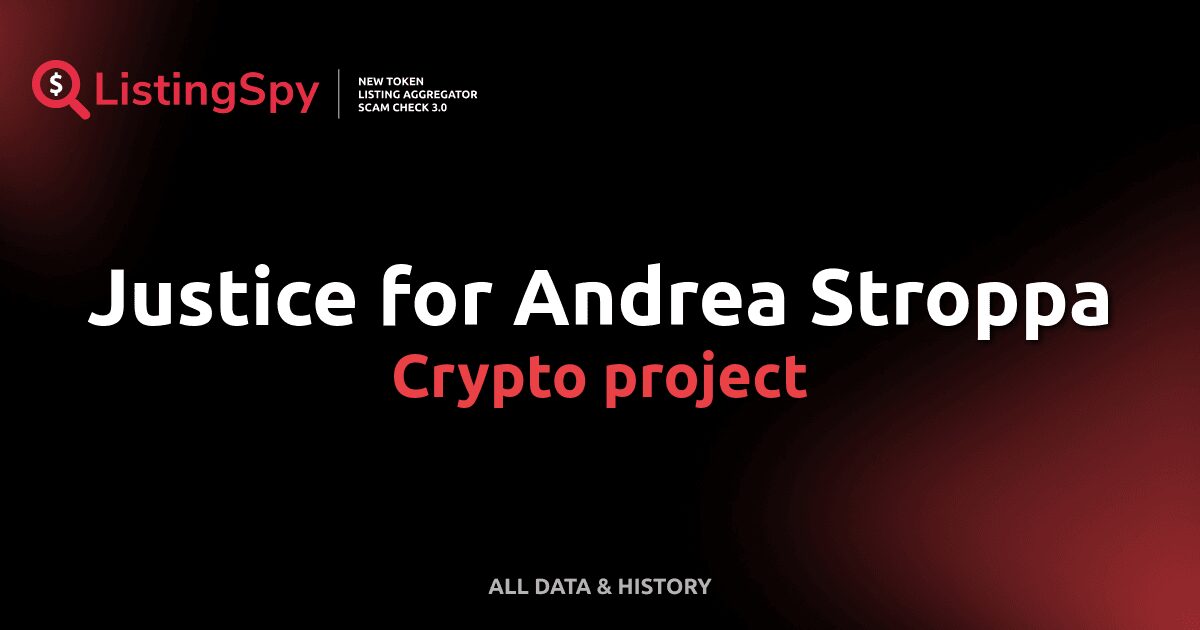 Justice for Andrea Stroppa crypto project: Stroppa token listings ...