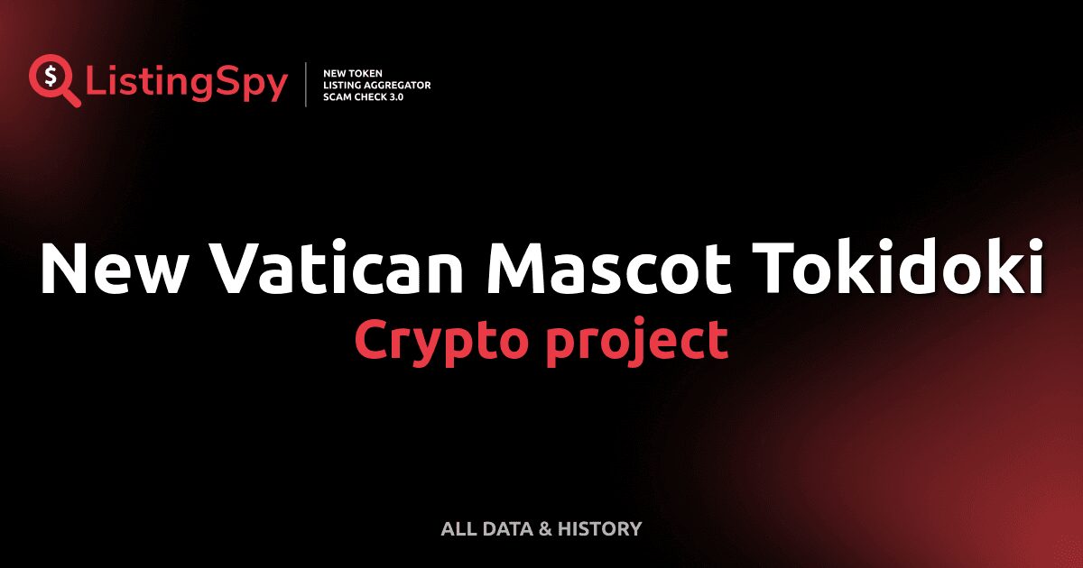 New Vatican Mascot Tokidoki crypto project: Tokidoki token listings ...