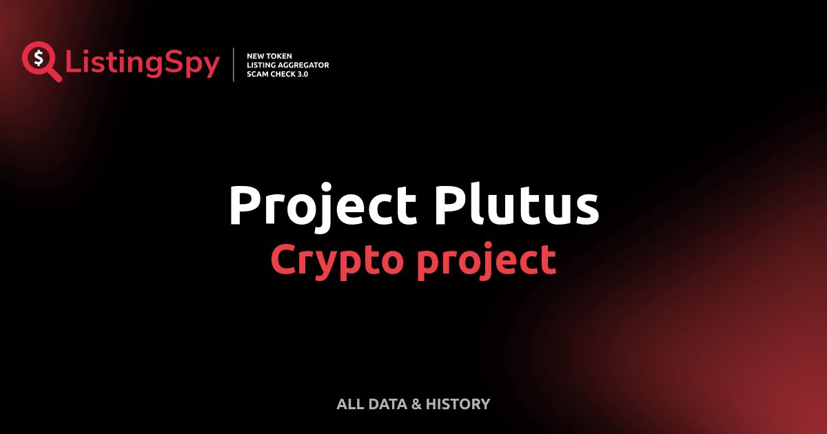 Project Plutus crypto project: PPCOIN token listings, events, analysis | ListingSpy