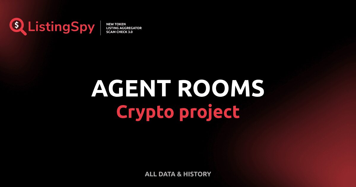 AGENT ROOMS crypto project: ROOMS token listings, events, analysis ...