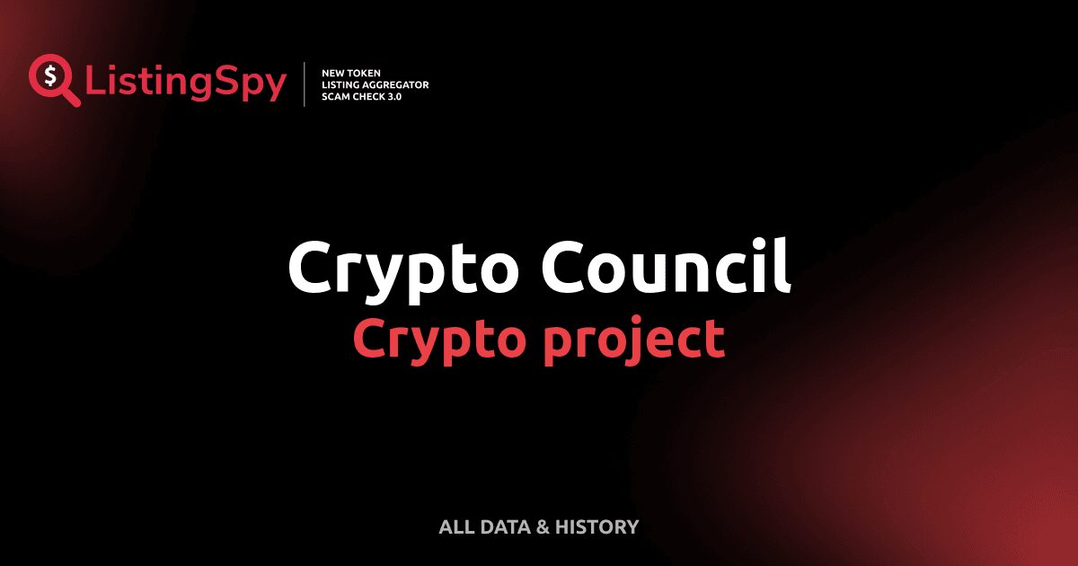 Crypto Council crypto project: BoHines token listings, events, analysis | ListingSpy