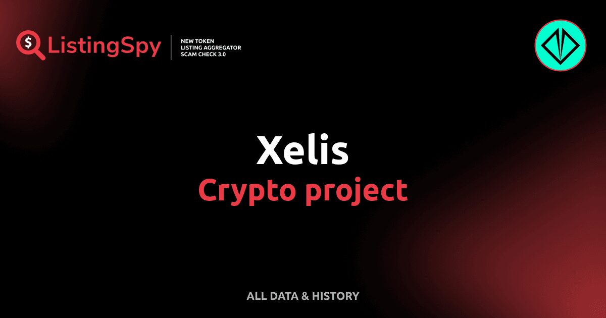 Xelis crypto project: XEL token listings, events, analysis | ListingSpy