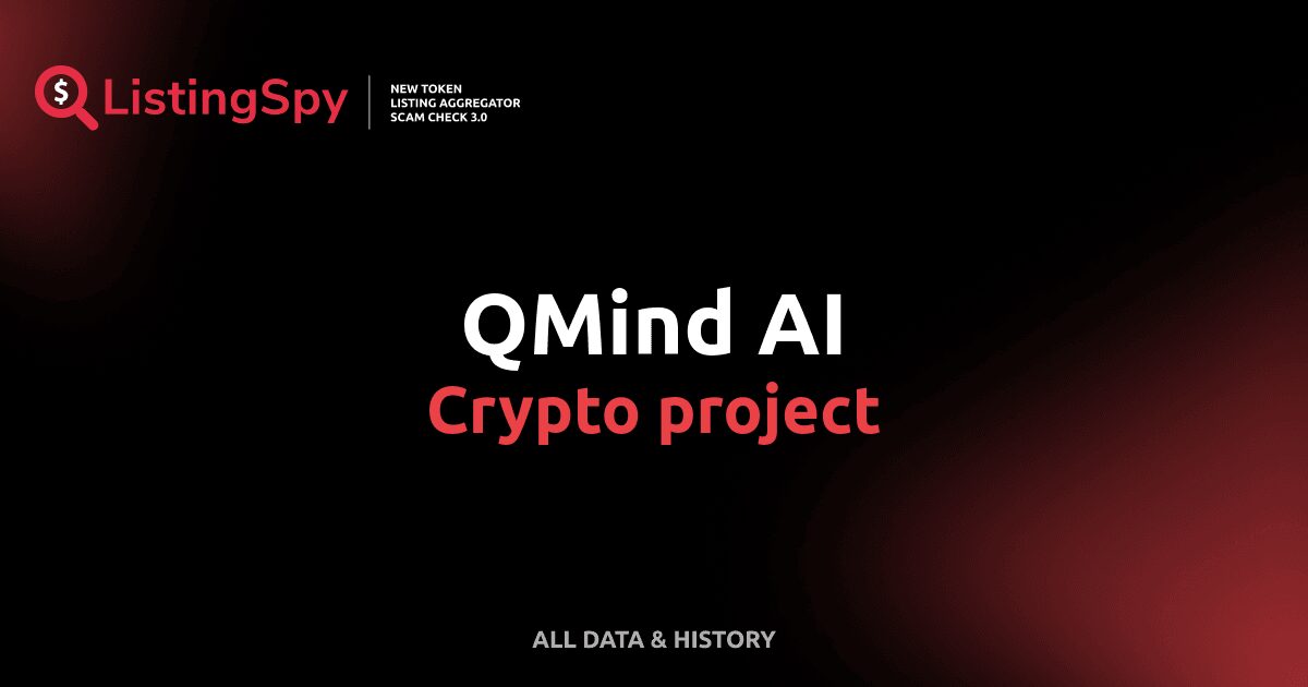 QMind AI crypto project: QMIND token listings, events, analysis ...