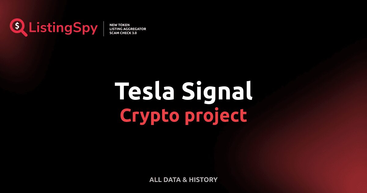 Tesla Signal crypto project: VENUS token listings, events, analysis ...