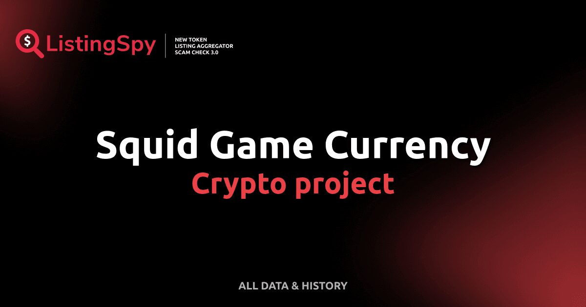 Squid Game Currency crypto project: Dhacoin token listings, events ...