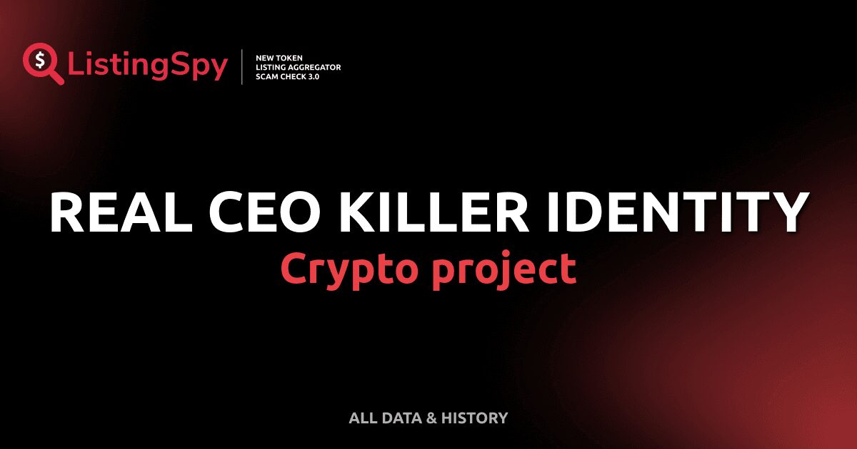 REAL CEO KILLER IDENTITY crypto project: DAVIS token listings, events ...