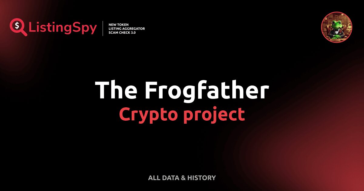 The Frogfather crypto project: Frogfather token listings, events ...