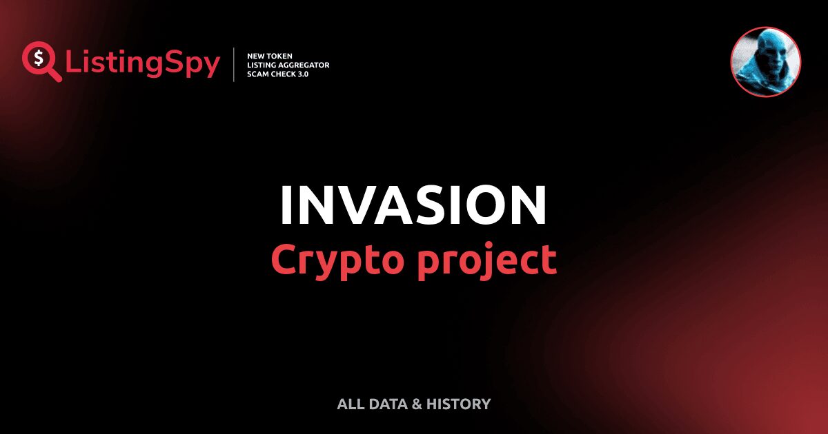 INVASION crypto project: INVASION token listings, events, analysis ...