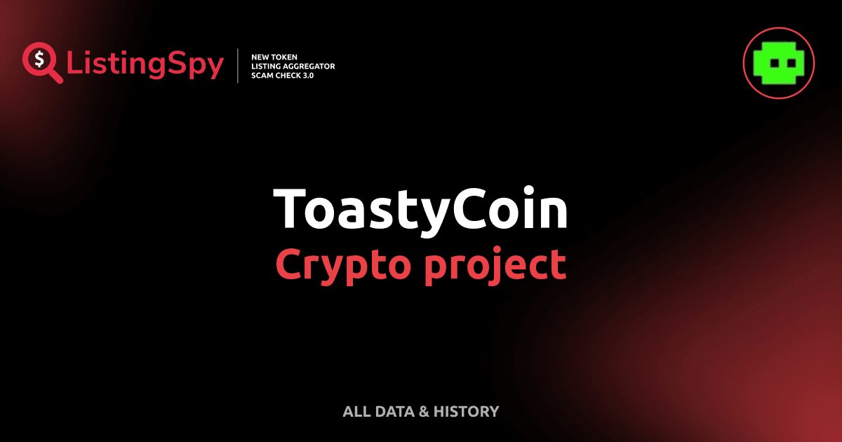 ToastyCoin crypto project: TOAST token listings, events, analysis ...
