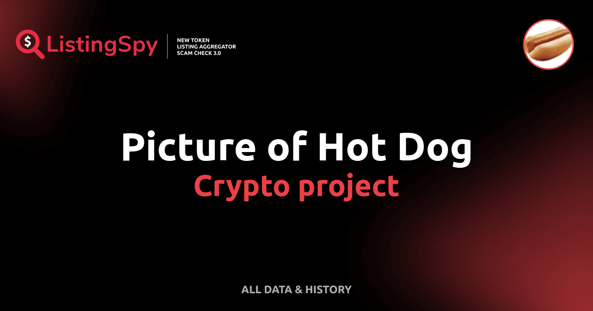 Picture of Hot Dog crypto project: PHD token listings, events, analysis ...
