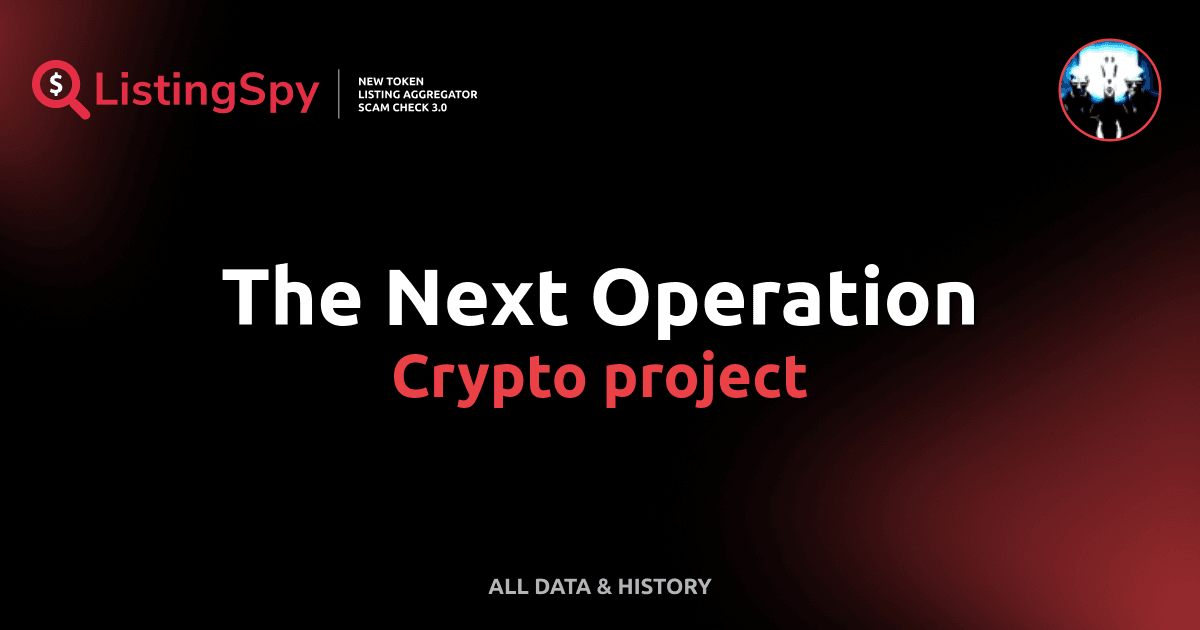 The Next Operation crypto project: OGALIEN token listings, events ...