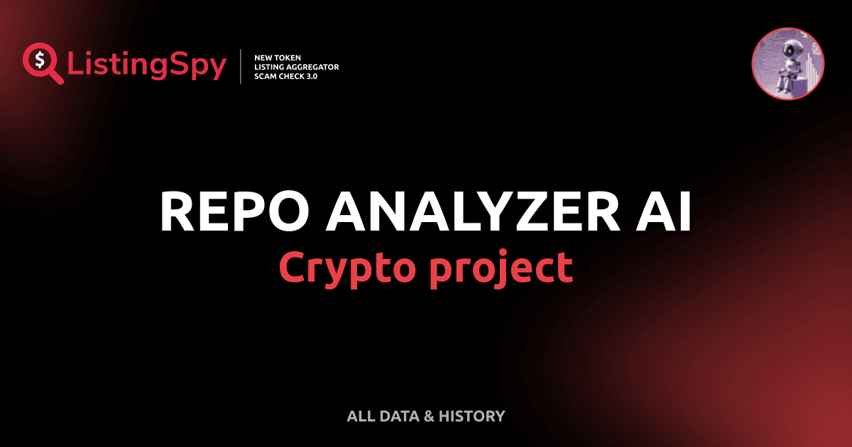 REPO ANALYZER AI crypto project: REPOALYZE token listings, events ...