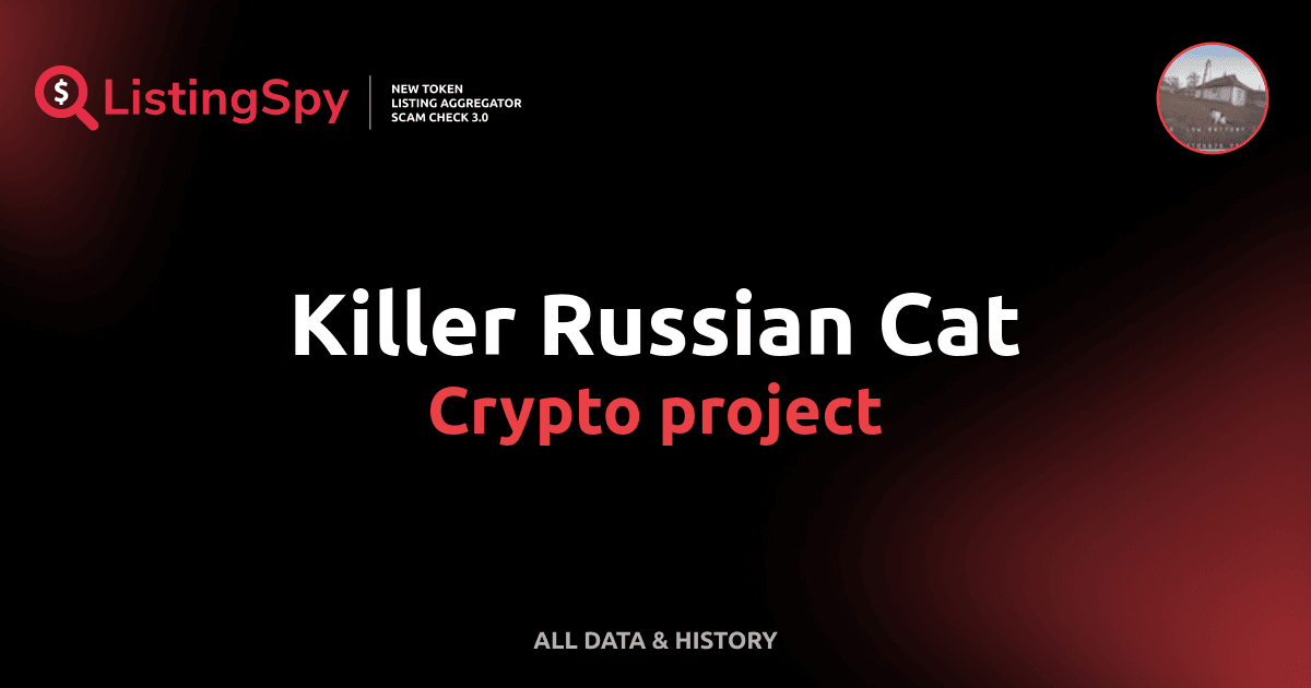 Killer Russian Cat crypto project: DRONE CAT token listings, events ...