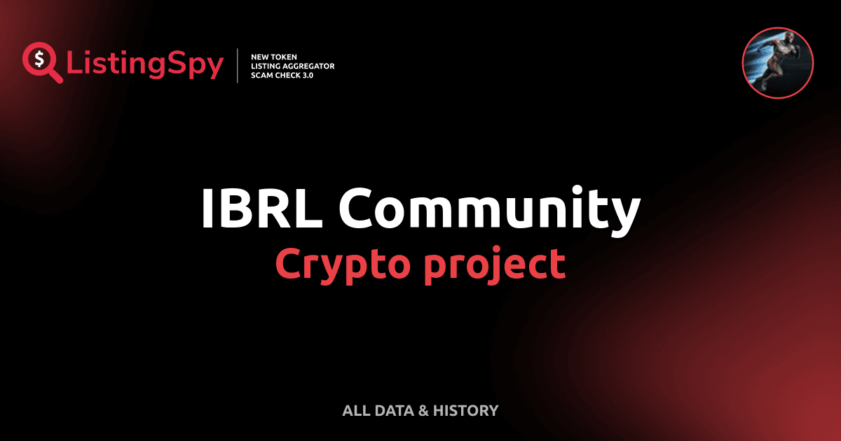IBRL Community crypto project: IBRLC token listings, events, analysis ...