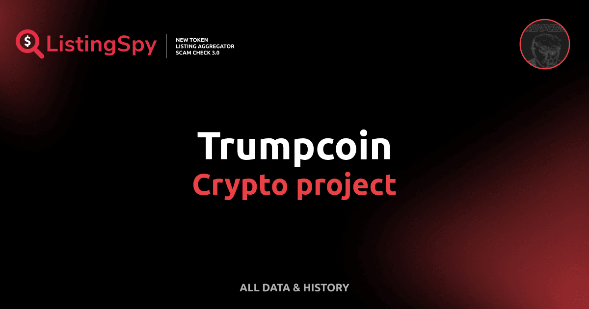 Trumpcoin crypto project: Trumpcoin token listings, events, analysis ...