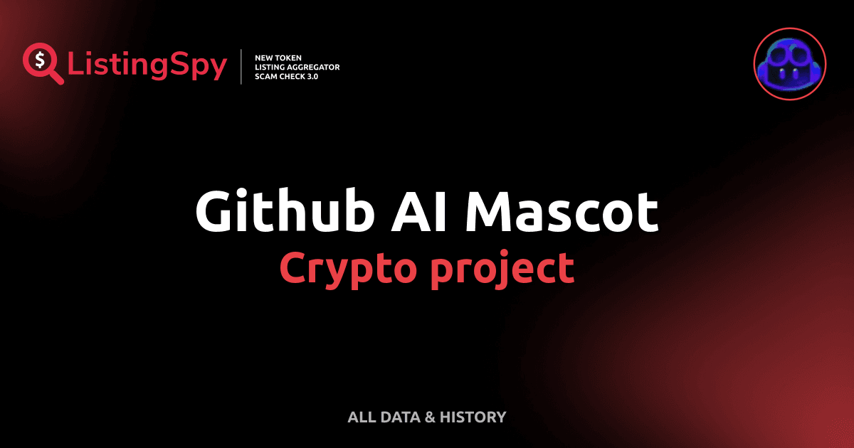 Github AI Mascot crypto project: COPILOT token listings, events, analysis | ListingSpy
