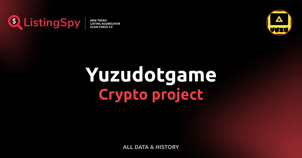 Yuzudotgame crypto project: Yuzu token listings, events, analysis ...