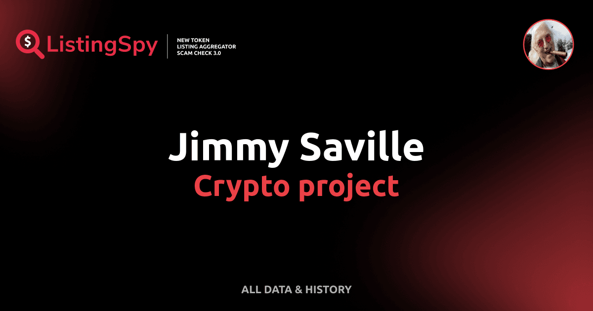 Jimmy Saville crypto project: Jimmy token listings, events, analysis ...
