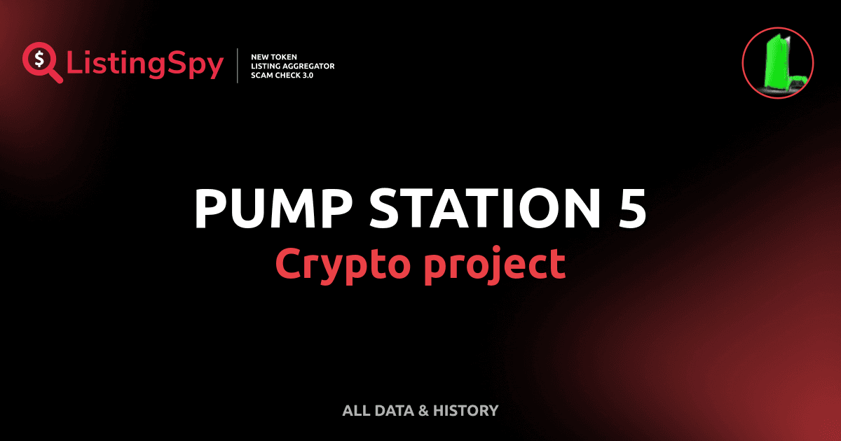PUMP STATION 5 crypto project: PS5 token listings, events, analysis ...