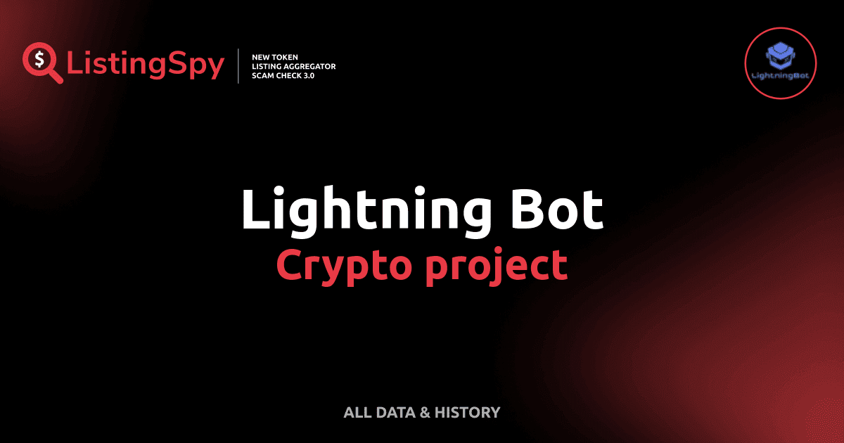 Lightning Bot crypto project: LIGHT token listings, events, analysis | ListingSpy