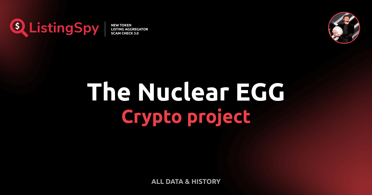 The Nuclear EGG crypto project: Nuke Egg token listings, events ...