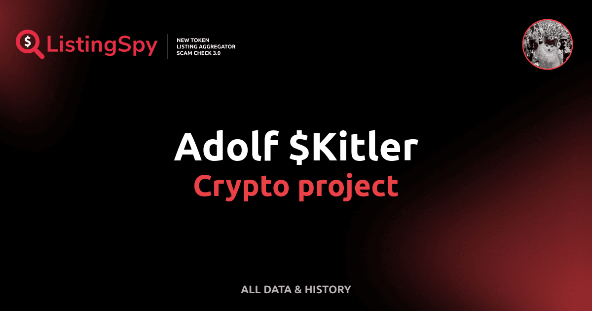 Adolf $Kitler crypto project: KITLER token listings, events, analysis ...