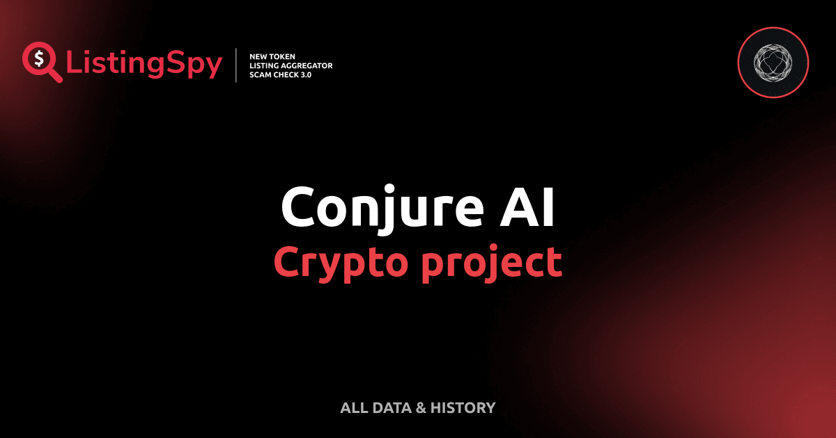 Conjure AI crypto project: CNJR token listings, events, analysis ...