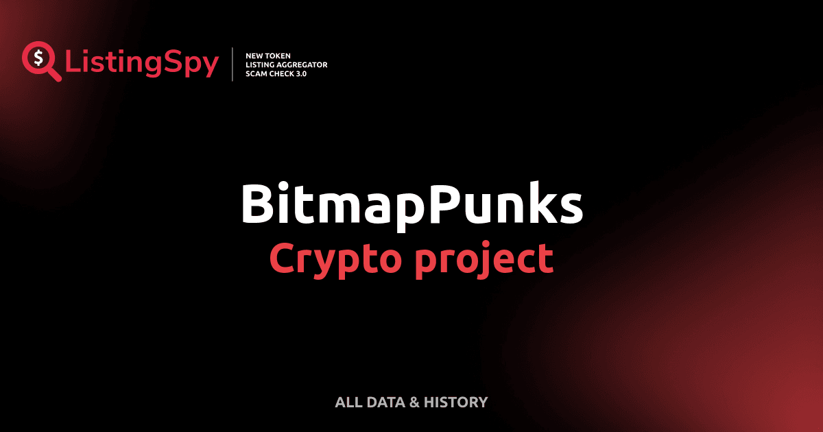 BitmapPunks crypto project: BMP token listings, events, analysis ...