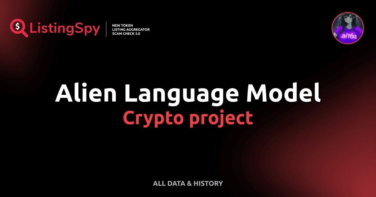 Alien Language Model crypto project: ALM token listings, events ...