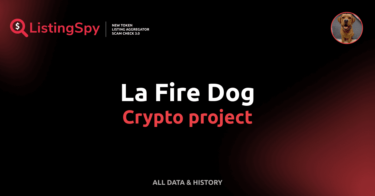 La Fire Dog crypto project: Jackson token listings, events, analysis ...