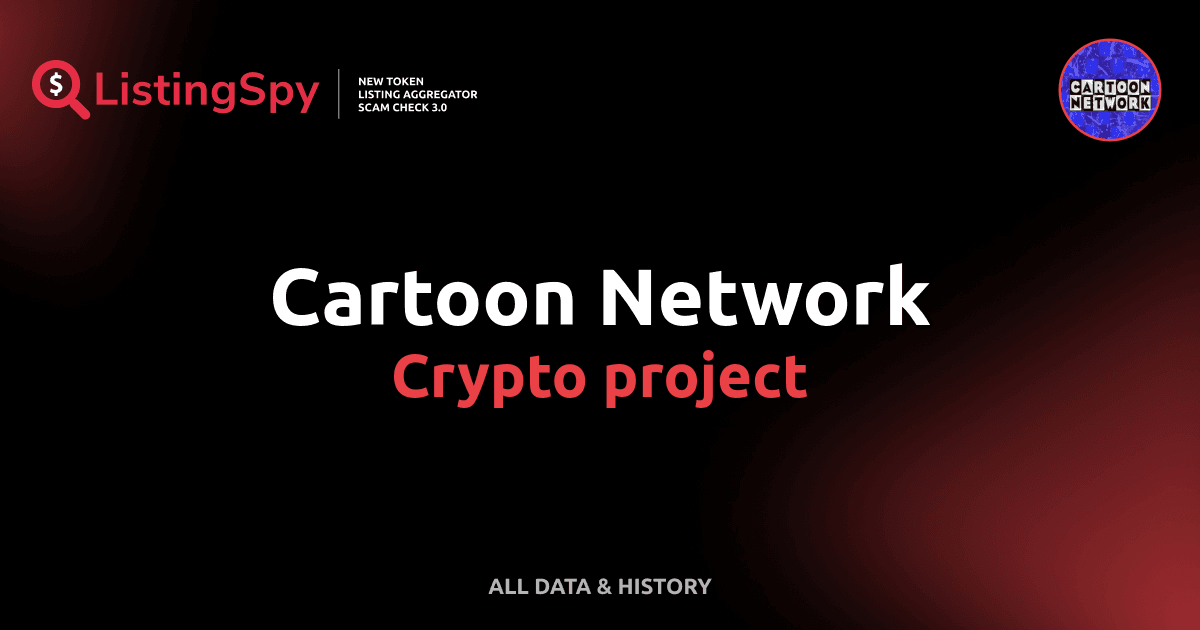 Cartoon Network crypto project: CARTOON token listings, events ...