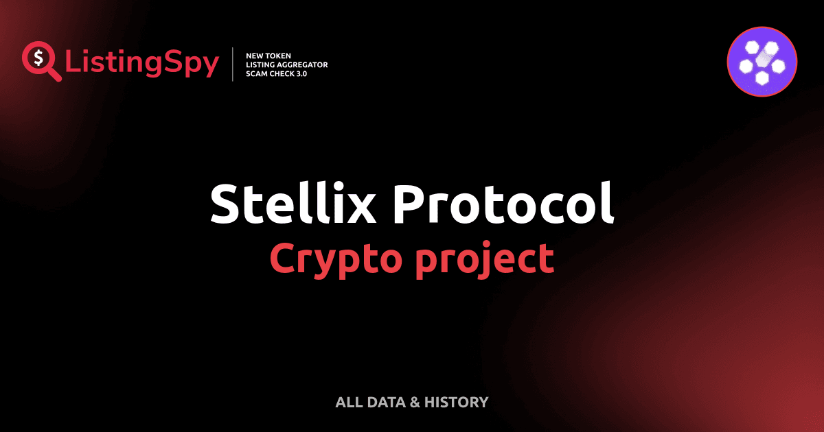 Stellix Protocol crypto project: STELLIX token listings, events ...