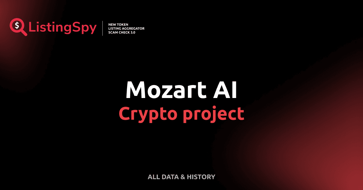 Mozart AI crypto project: Mozart token listings, events, analysis ...