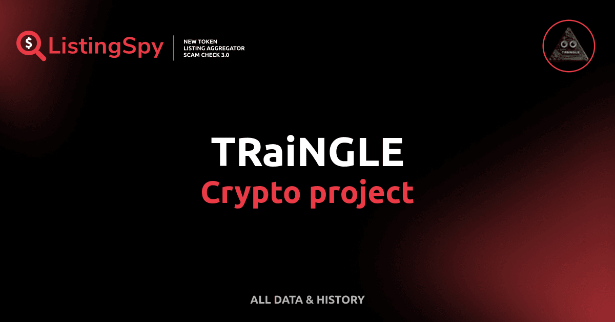 TRaiNGLE crypto project: TRAI token listings, events, analysis | ListingSpy