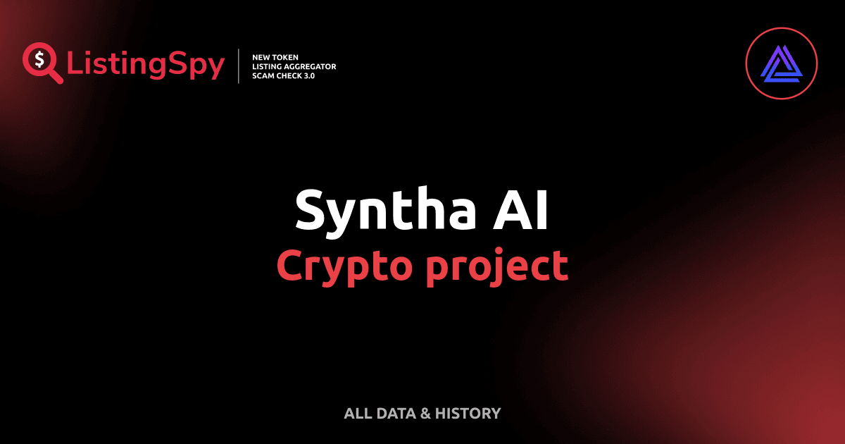 Syntha AI crypto project: SYNTHA token listings, events, analysis ...