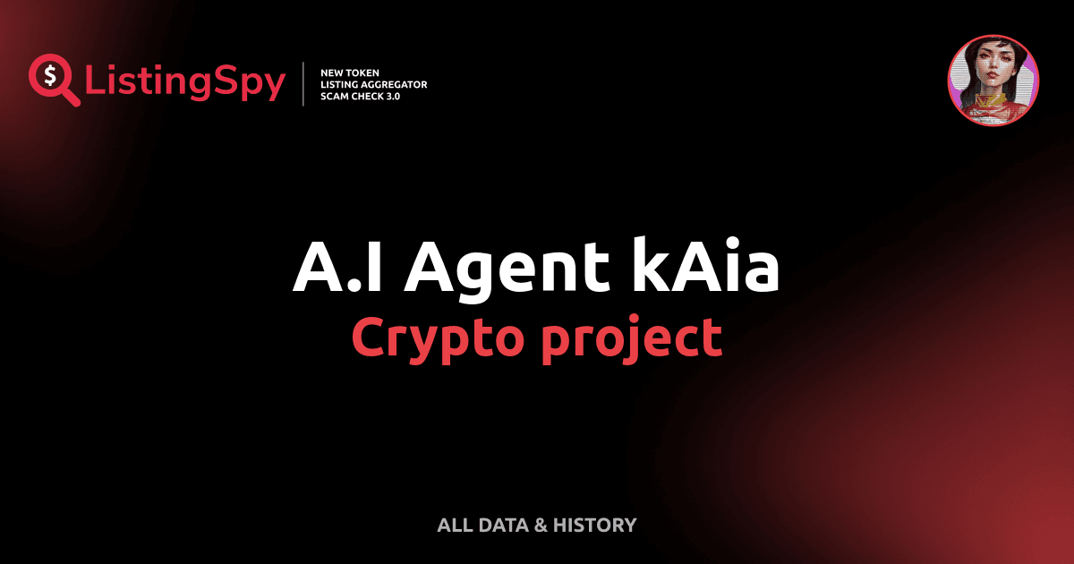 A.I Agent kAia crypto project: KAIA token listings, events, analysis | ListingSpy