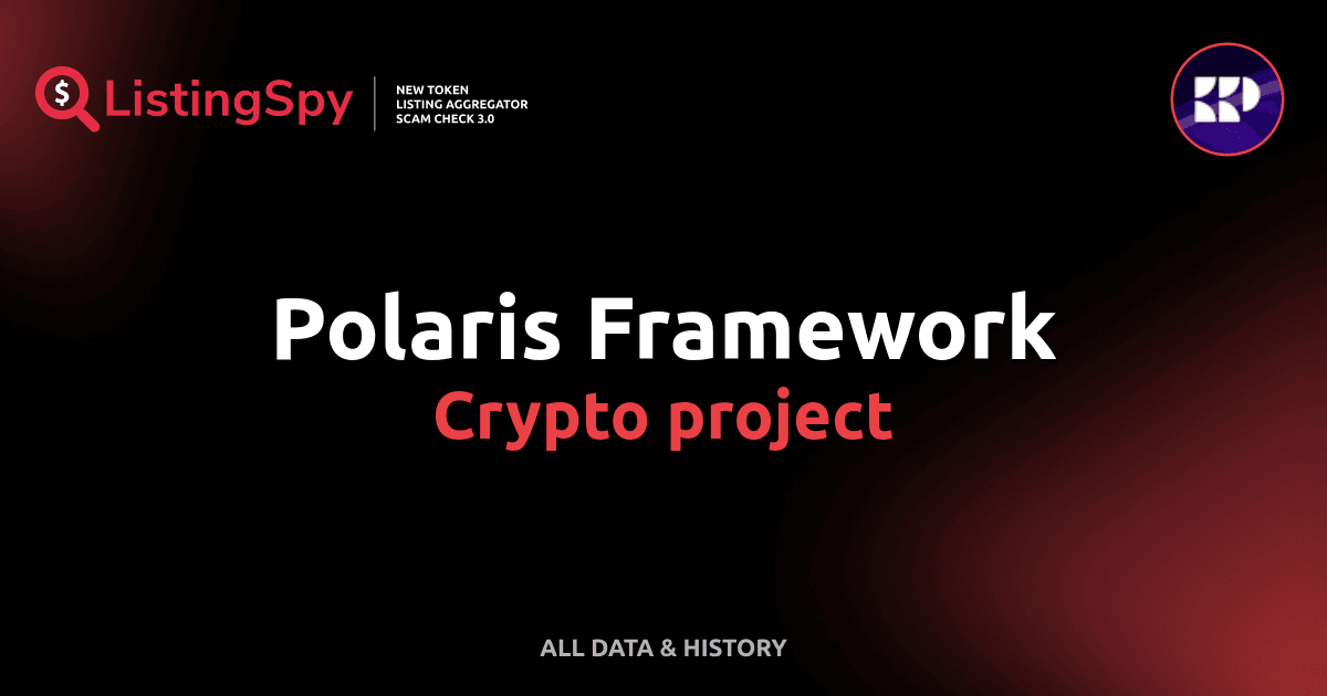 Polaris Framework Crypto Project Polaris Token Listings Events