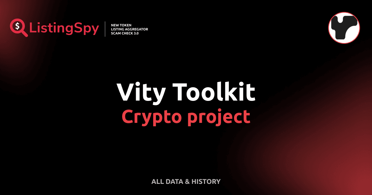 Vity Toolkit crypto project: VITY token listings, events, analysis ...