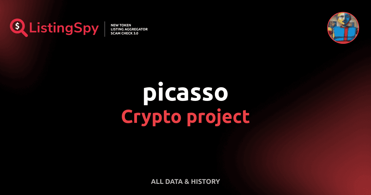 picasso crypto project: picassoAI token listings, events, analysis ...