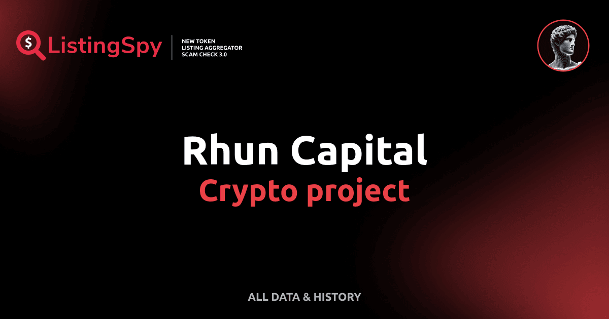 Rhun Capital crypto project: RHUN token listings, events, analysis ...