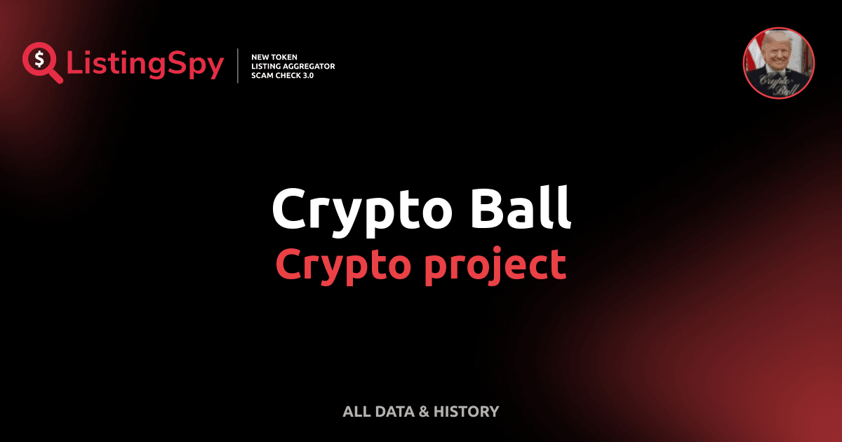 Crypto Ball crypto project: BALL token listings, events, analysis ...
