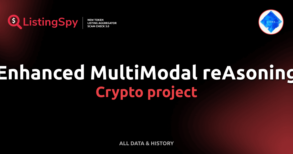 Enhanced MultiModal reAsoning crypto project: EMMA token listings ...