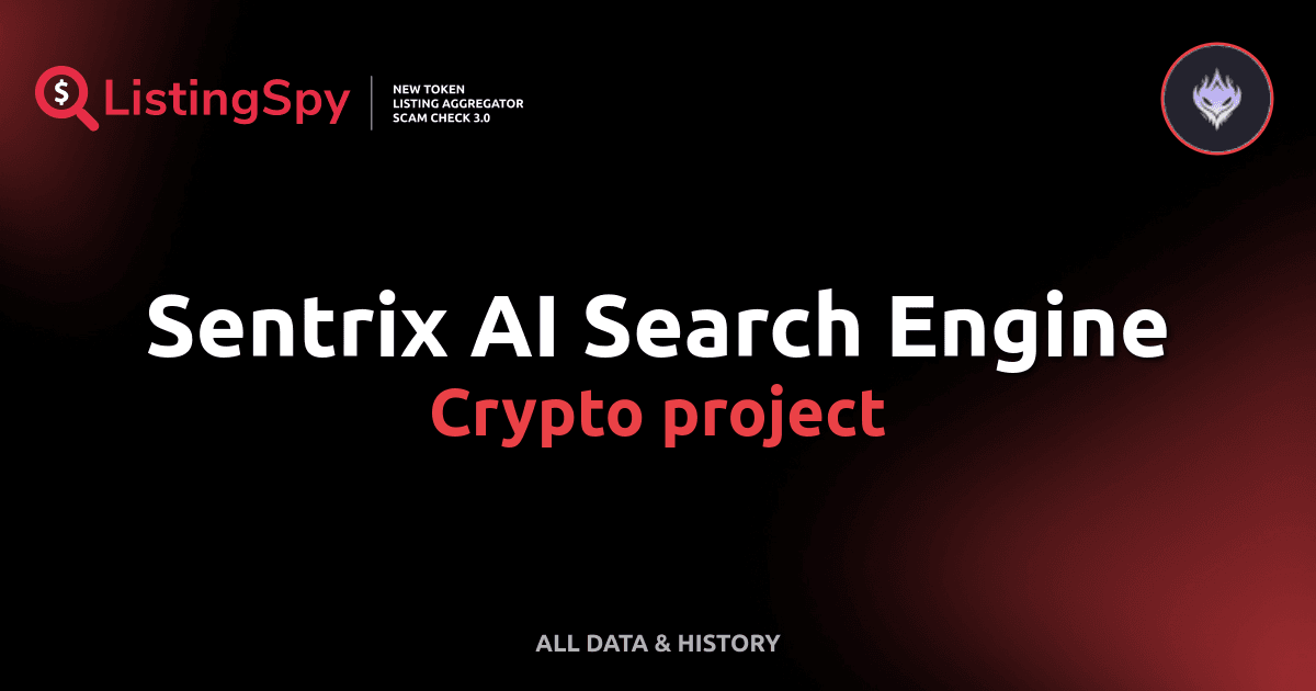 Sentrix AI Search Engine crypto project: SENTRIX token listings, events ...
