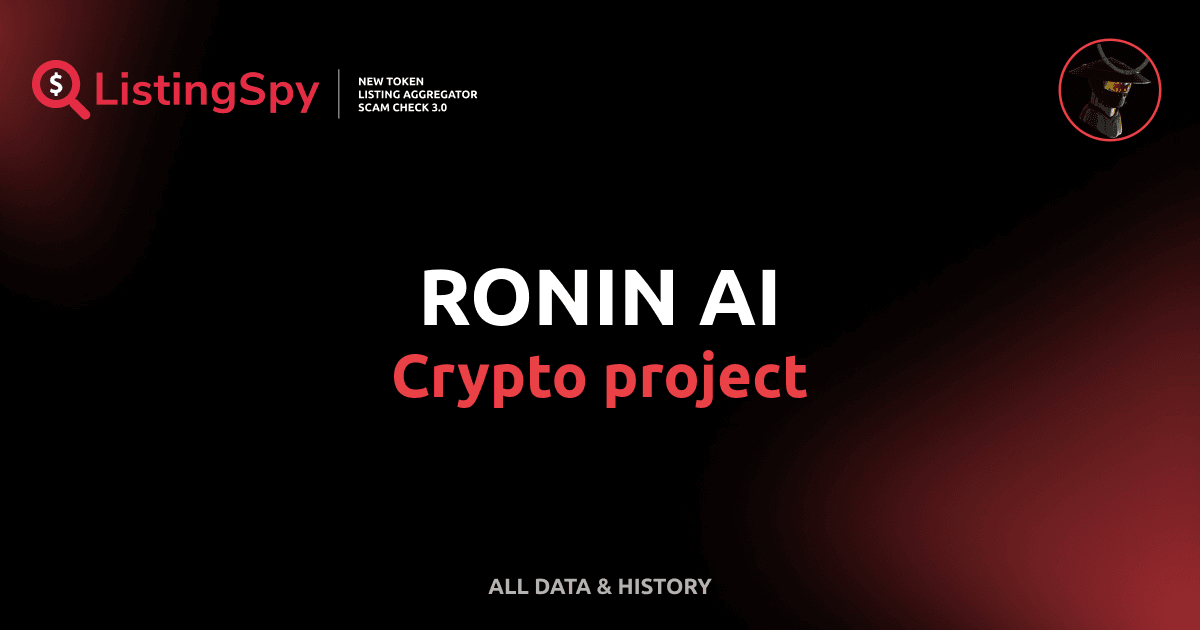 Ronin Ai Crypto Project Ronin Token Listings Events Analysis