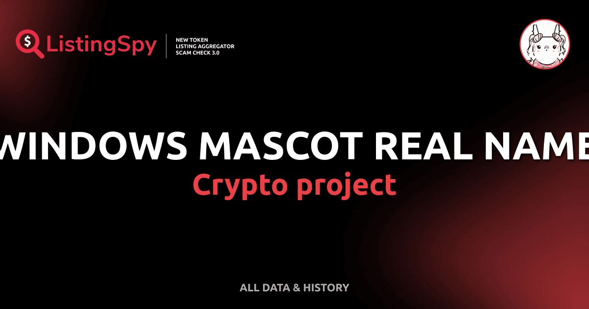 WINDOWS MASCOT REAL NAME crypto project: WINTER token listings, events ...