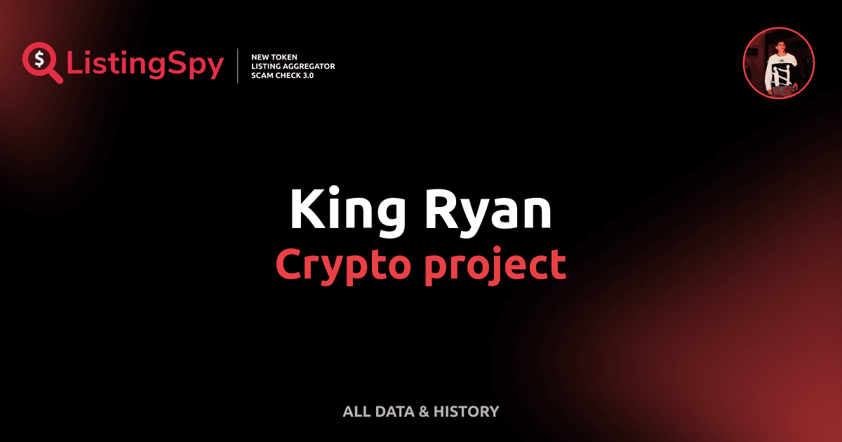 King Ryan crypto project: Garcia token listings, events, analysis ...