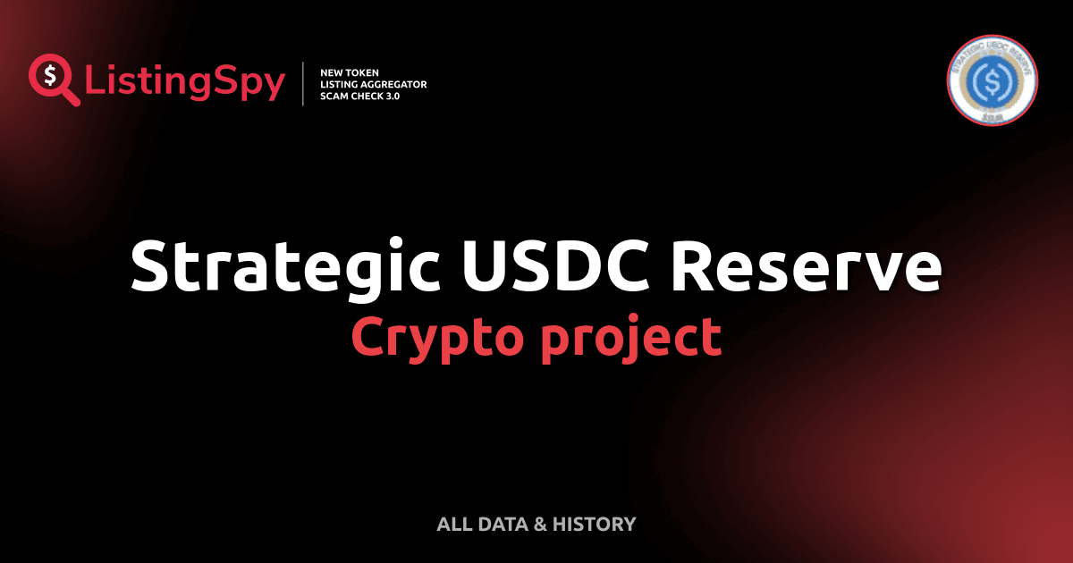 Strategic USDC Reserve crypto project: SUR token listings, events ...