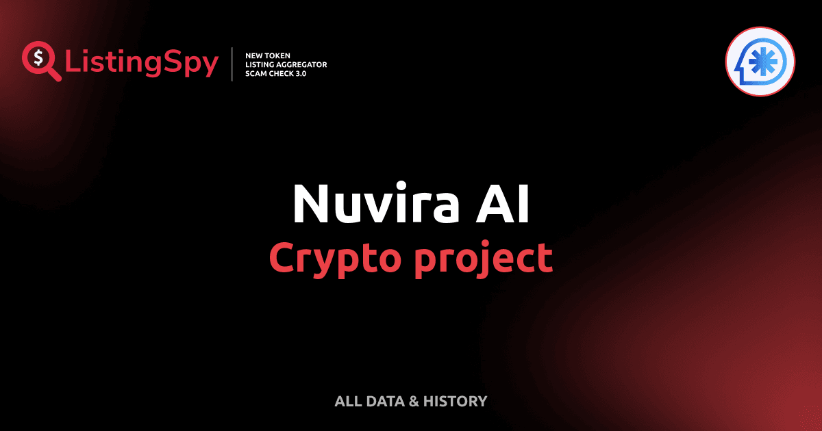 Nuvira AI crypto project: NUVIRA token listings, events, analysis ...