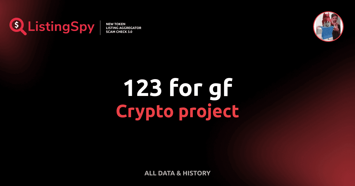 123 for gf crypto project: 123 gf token listings, events, analysis ...
