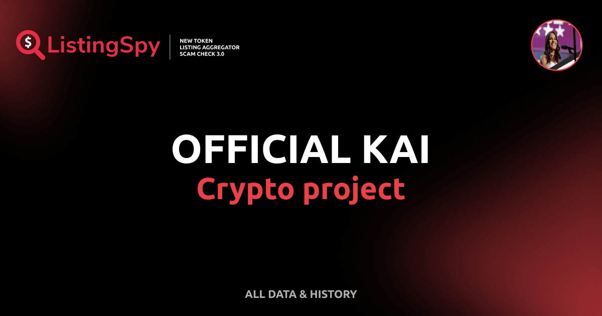 OFFICIAL KAI crypto project: KAI token listings, events, analysis | ListingSpy